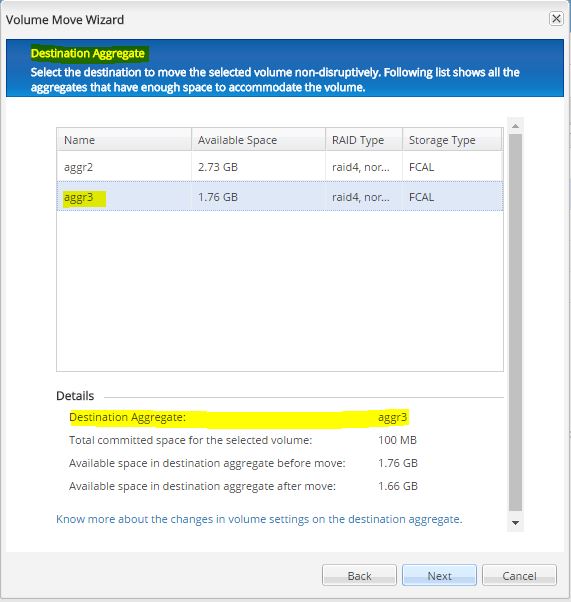 Remote Infrastructure Management: ONTAP 9 Volume Move Configuration