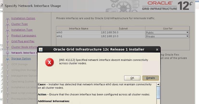 Oracle Database Commands and Practical Examples: [INS-41112] Specified network interface doesnt ...