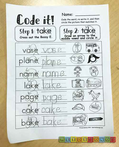 Bossy E/Final E Long Vowel Packets!