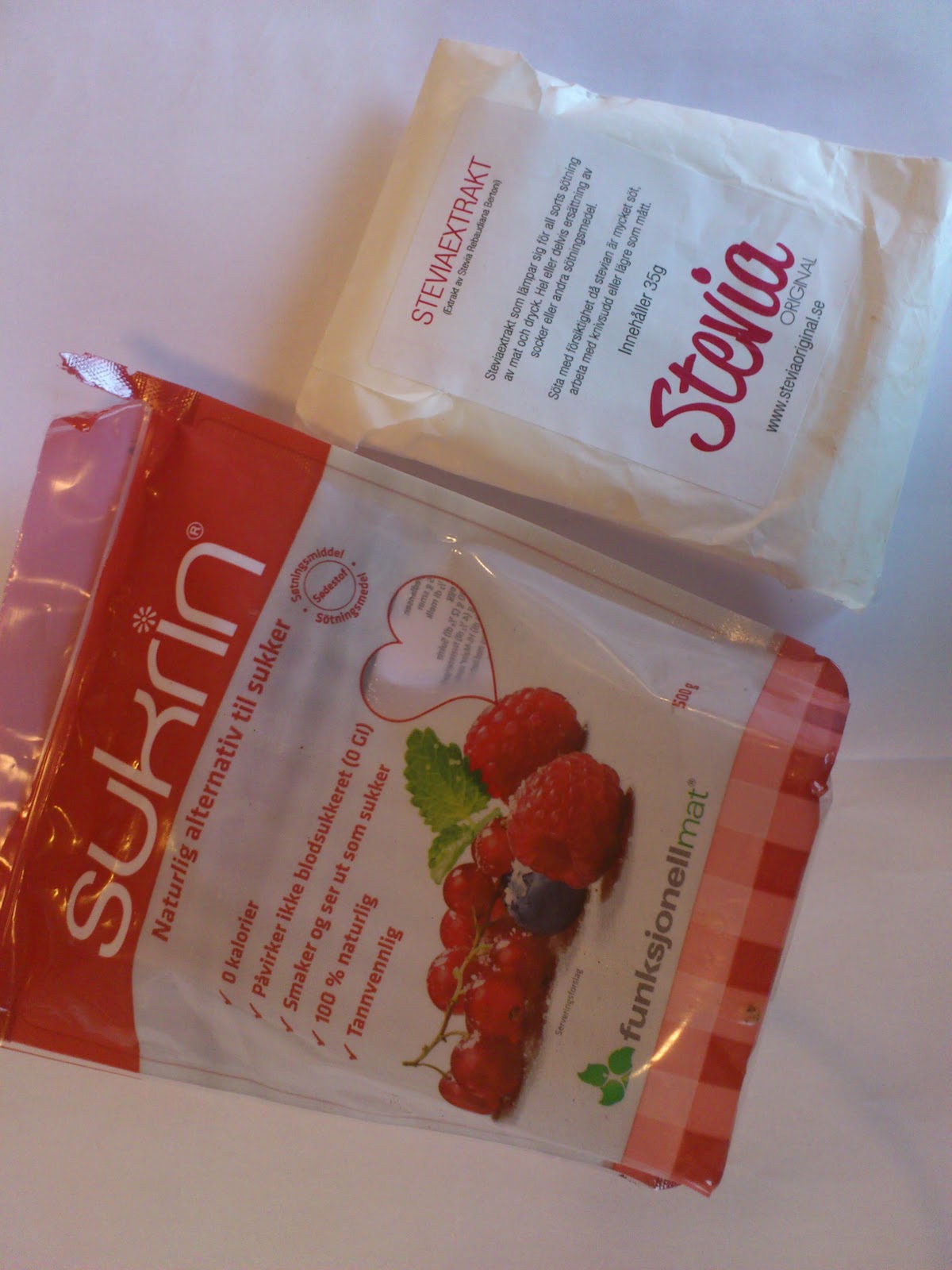 Sondellskans LCHF- recept till bättre hälsa och välmående: Sötningsmedel