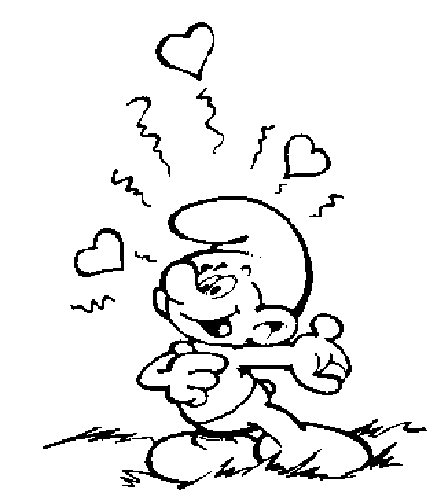 Jocuri pentru copii mari şi mici: Ştrumfi de colorat - fişe de ...