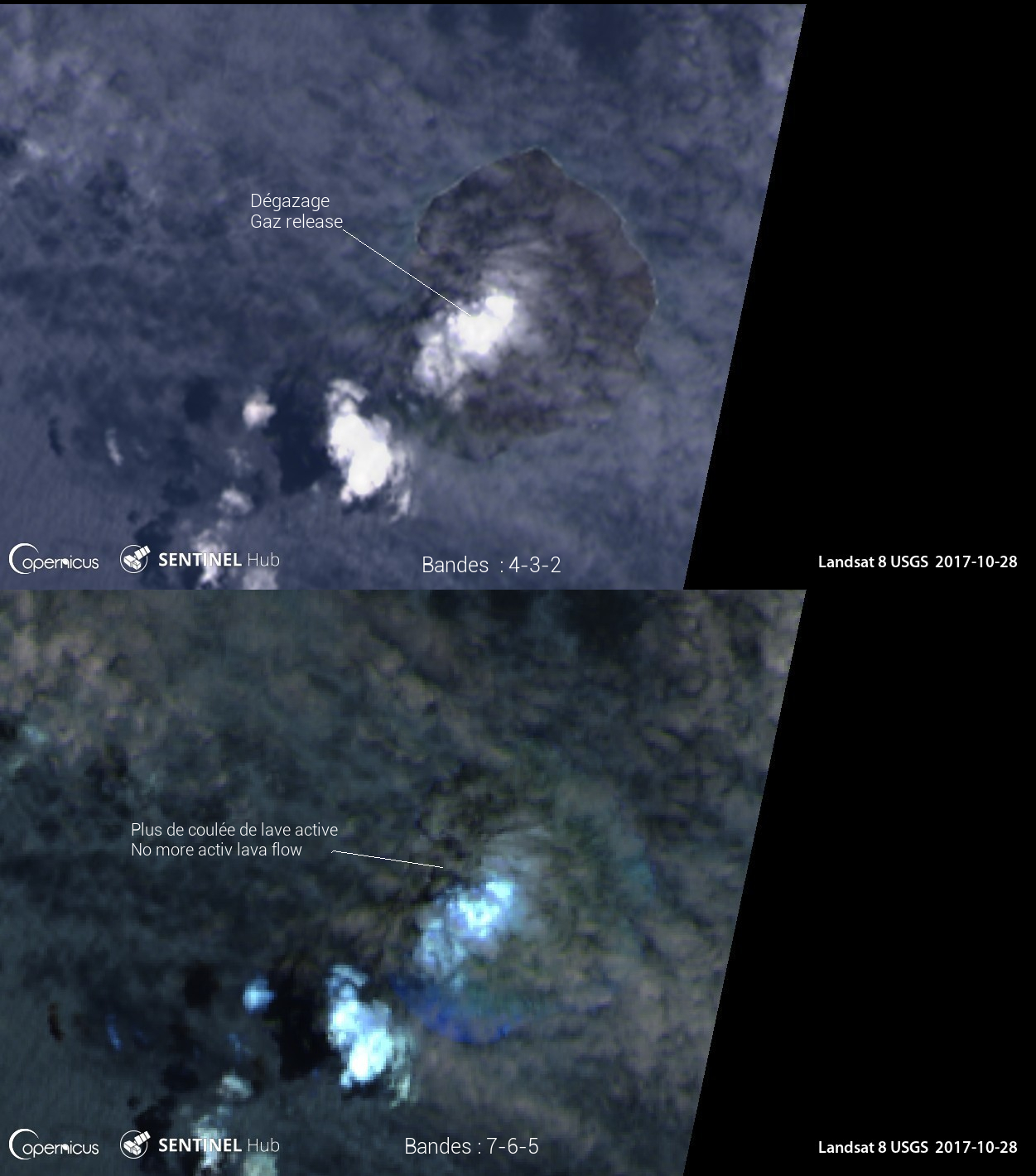 Culture Volcan: Retour au calme pour plusieurs situations volcaniques