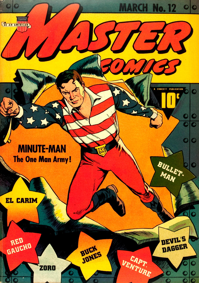 Pappy's Golden Age Comics Blogzine: Number 1621: The patriotic hero