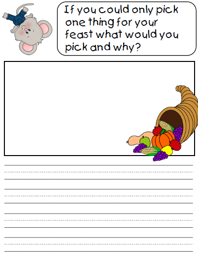 One is a Feast for a Mouse Free Writing Prompt | Little Priorities