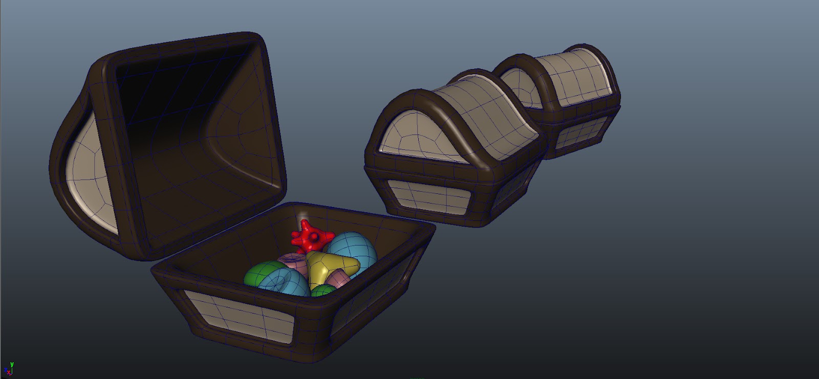 Fruit Cannon: Treasure Chest (Reference Images)