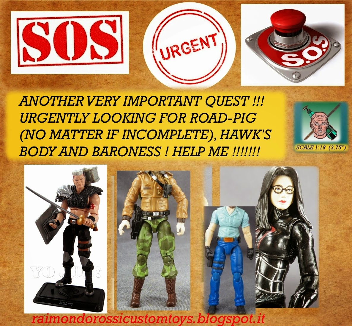 Raimondo Rossi Custom Toys: URGENT QUEST 2nd