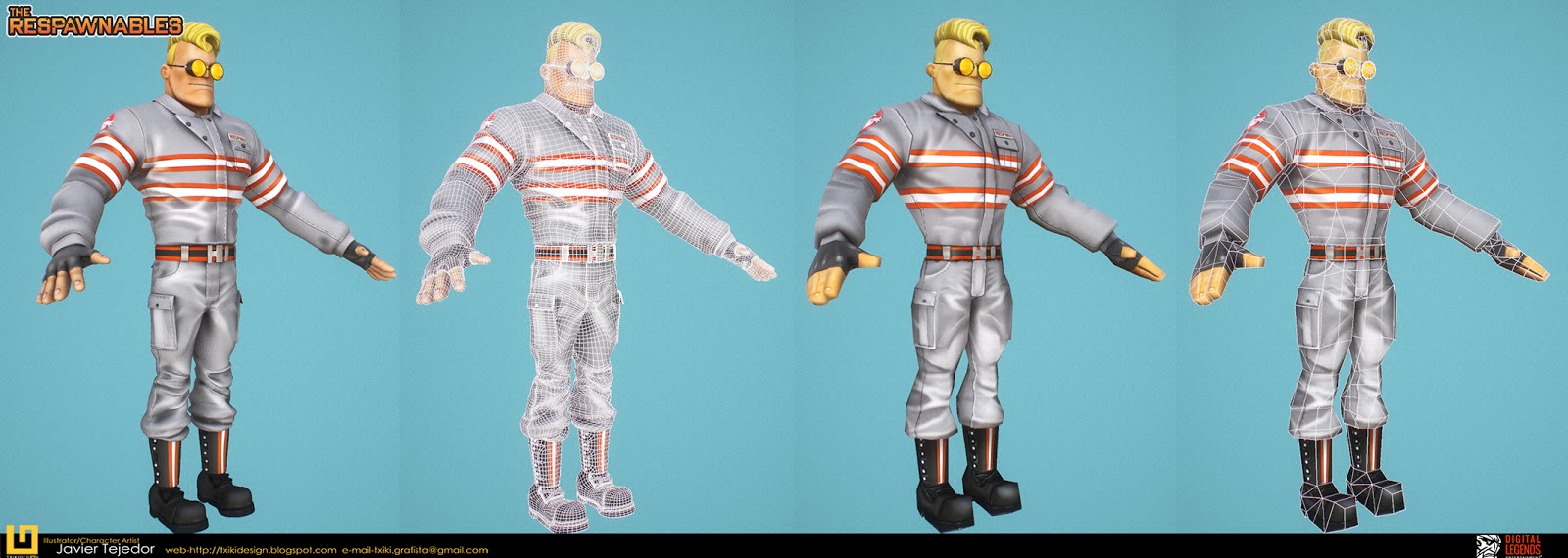 TXIKIDESIGN: The Respawnables Characters