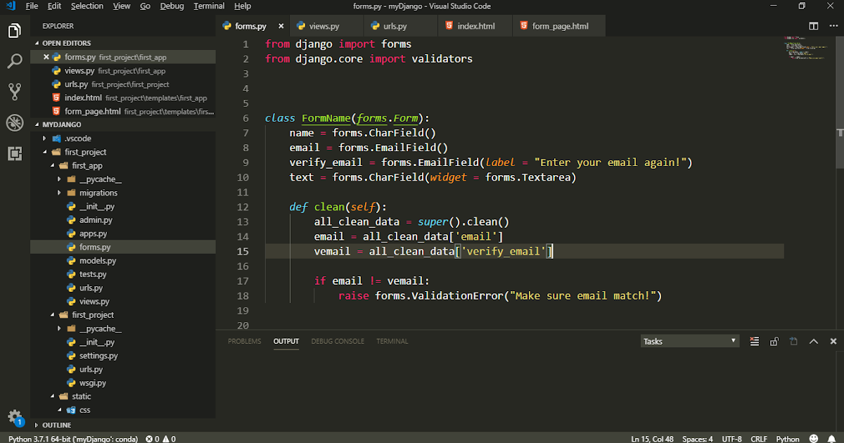 Hướng Dẫn Django Python Day 8 Django Form Validation