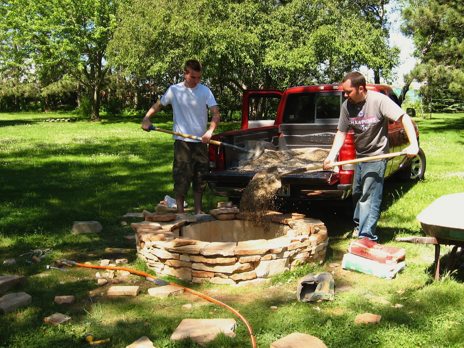 operation paper cut: DIY Fire Pit