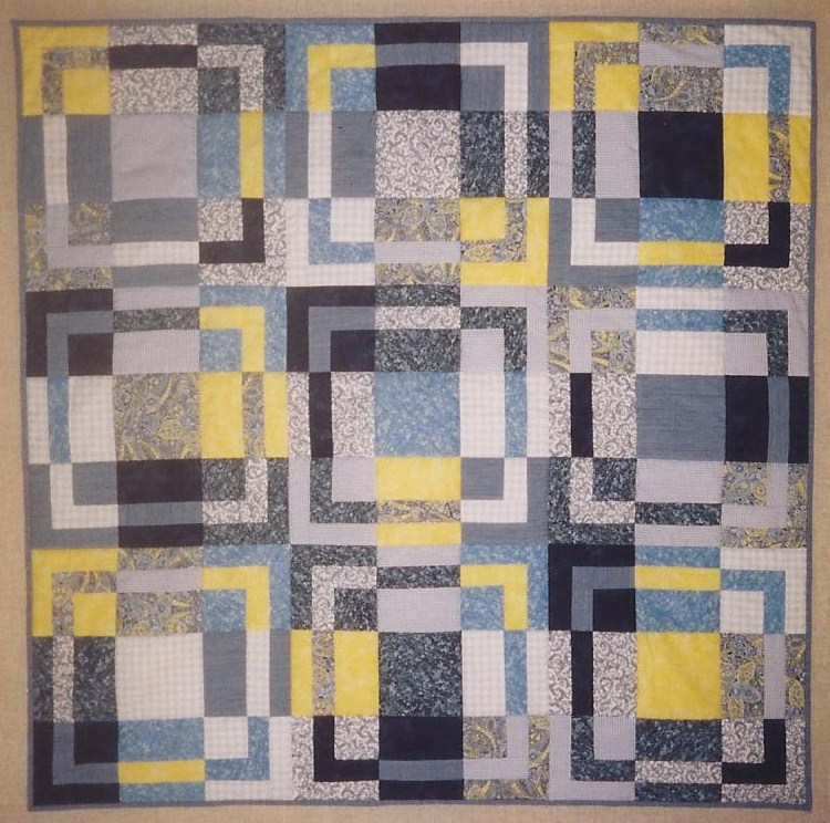 The Colorful Fabriholic: Framed Nine Patch Tutorial Part 1