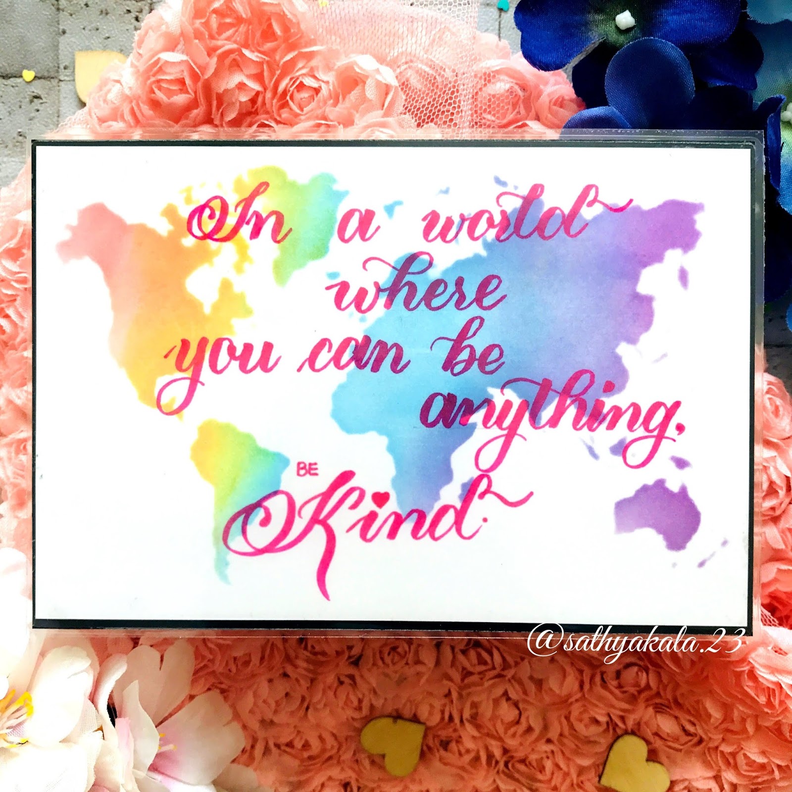 Paperie Expressions: Brushpen Calligraphy: Be Kind