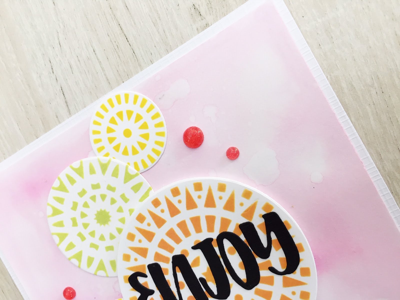 One Stencil in three different ways - Gerry's Craft Room