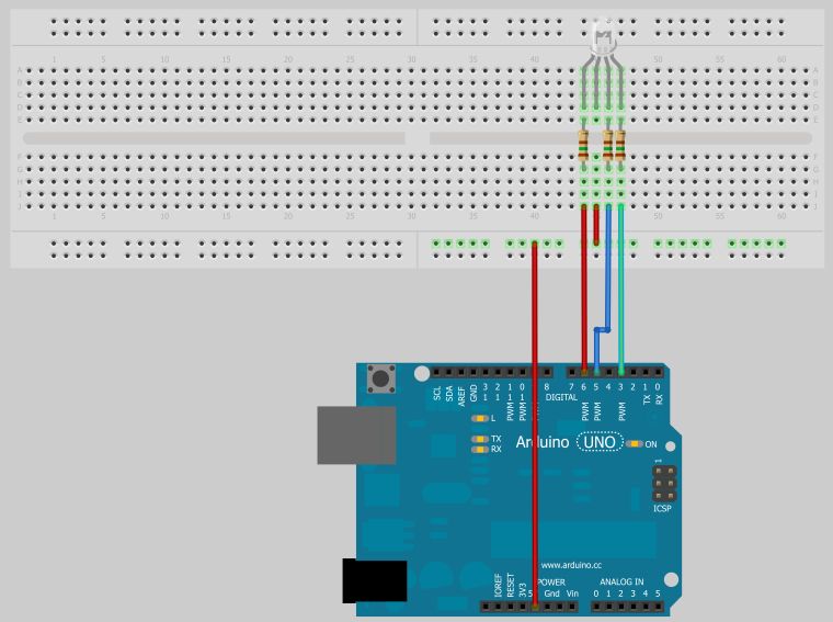 ARDUINO By Myself: RGB LED Fading & Mood Lights