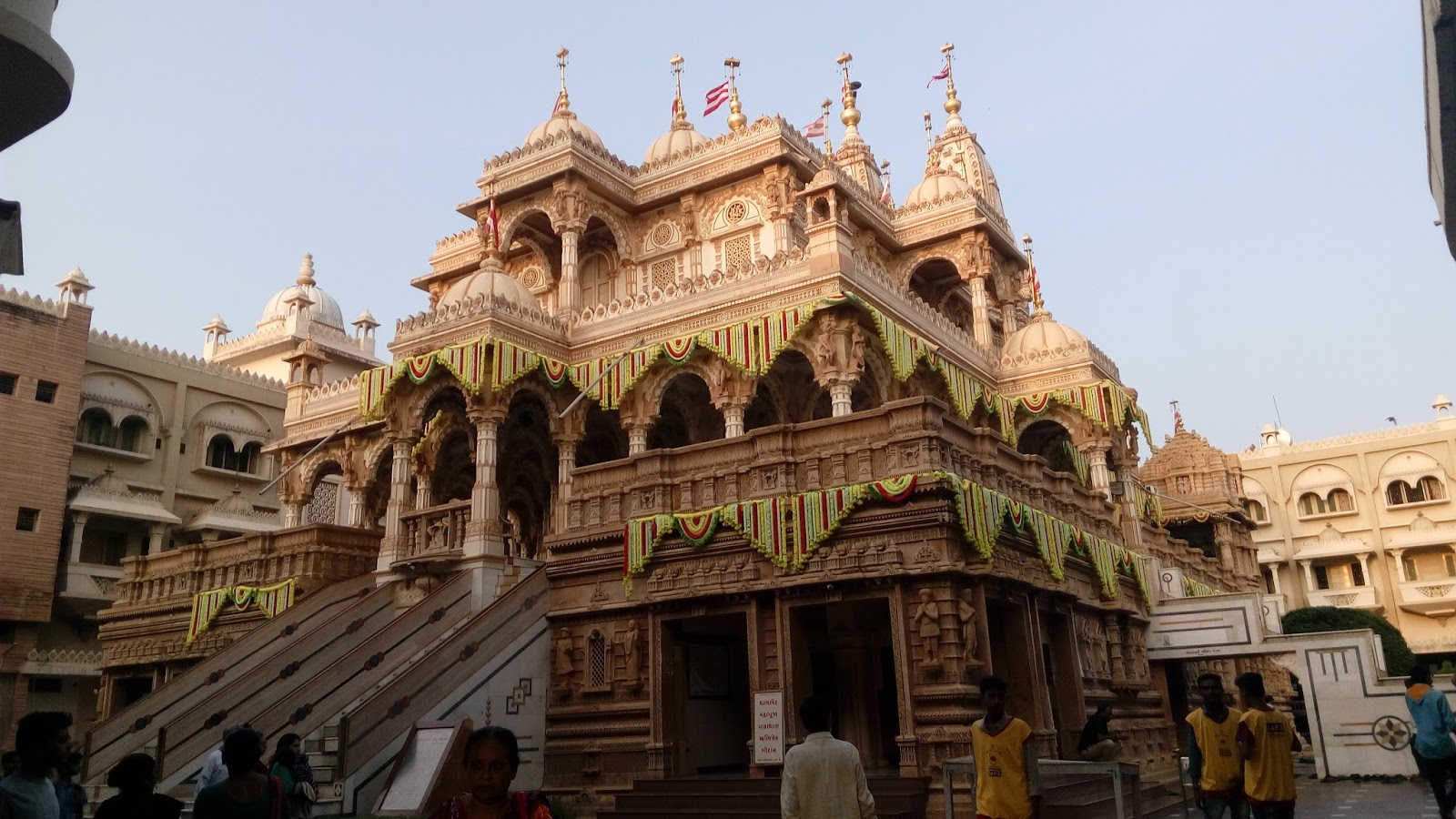 BAPS Main Swaminarayan Temple in Bochasan Gujarat India