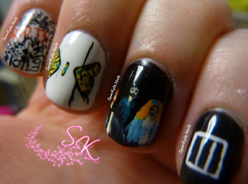 SparKylie Nails: Paramore Nail Art! (Music Monday)