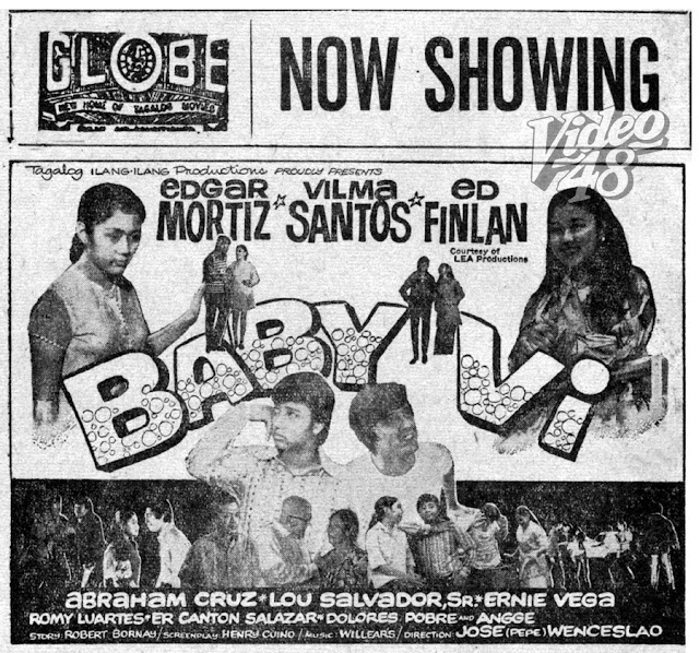 Video 48: THE SEVENTIES # 184: EDGAR MORTIZ, VILMA SANTOS, ED FINLAN IN ...