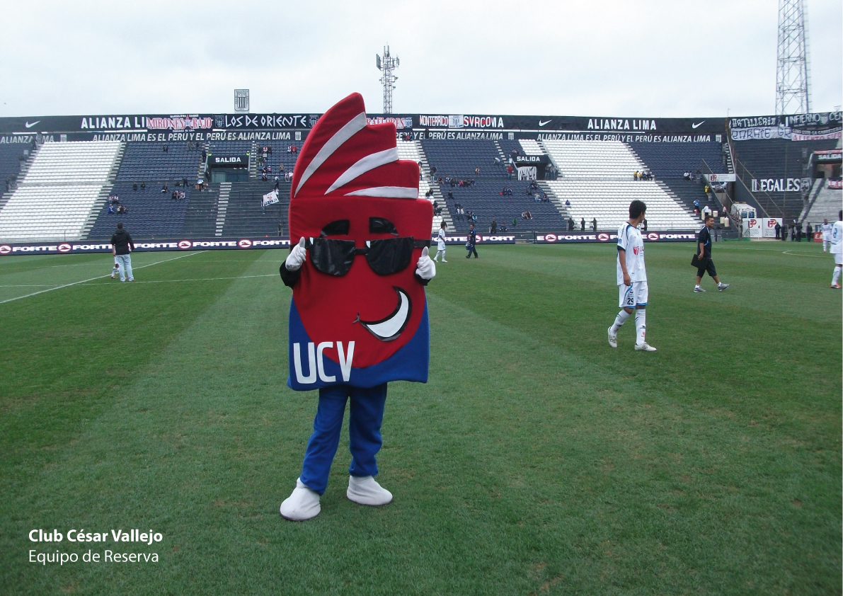 NOTICIAS DEL CLUB UNIVERSIDAD CÉSAR VALLEJO: MUÑECO DE LA UCV DEBUTÓ EN ...