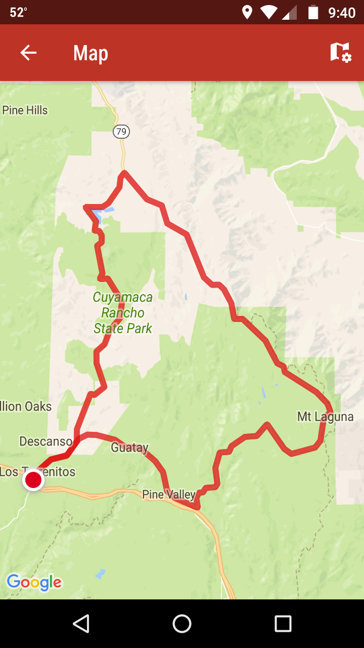 George's Bikes: The Mount Laguna Loop