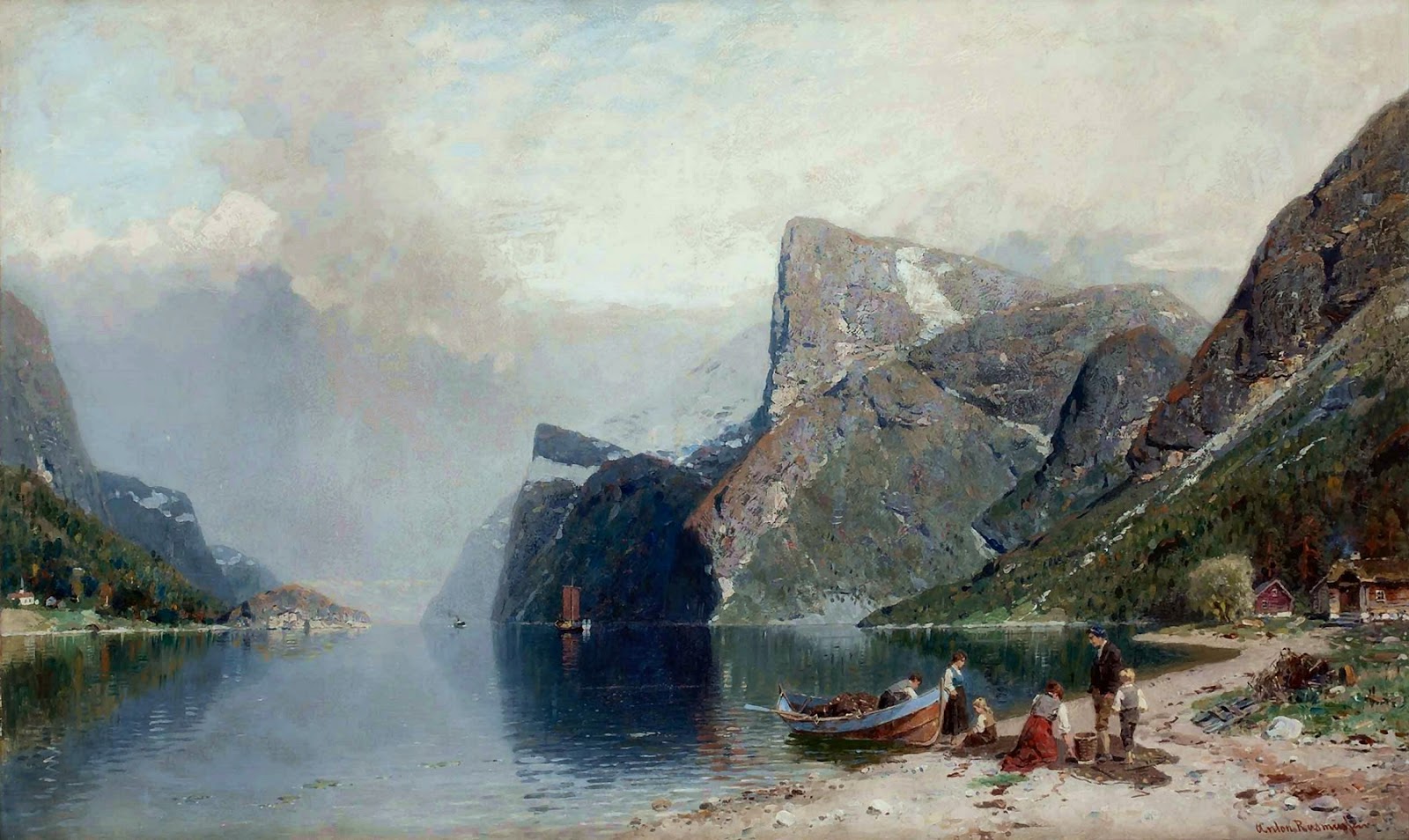 Georg Anton Rasmussen | Seascape painter | Tutt'Art@ | Pittura ...