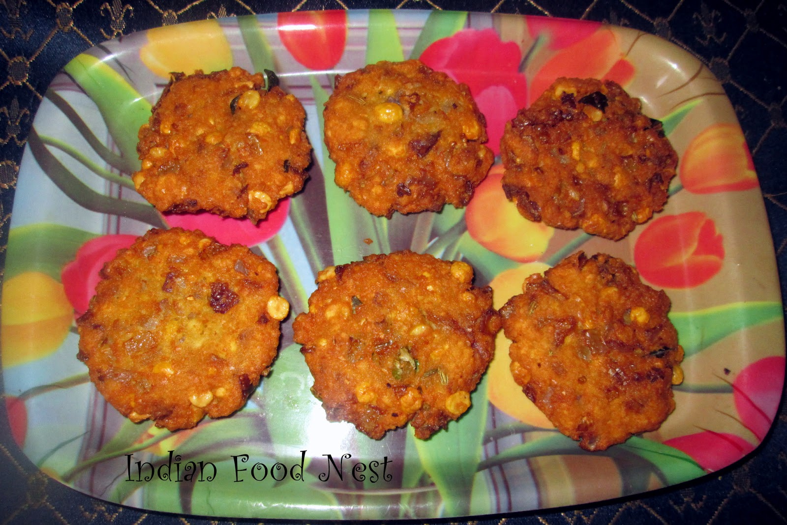 Indian Food Nest: How to make Masal Vadai / Aama vadai
