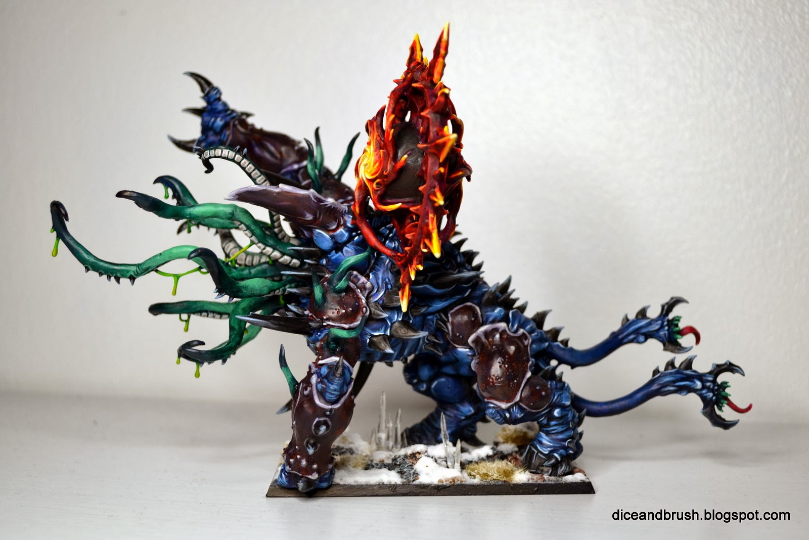 Dice and Brush: WoC: Mutalith Vortex Beast is finished!
