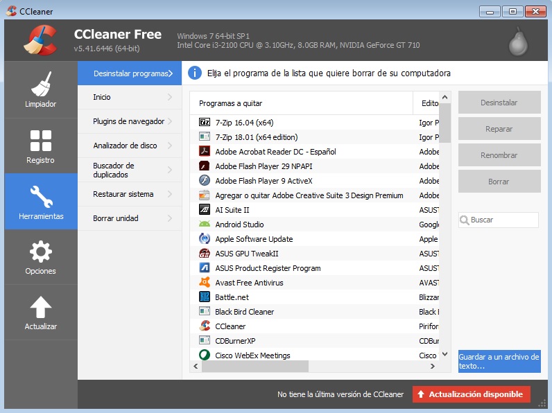 Esas cosas de la informática.: COMO DESINSTALAR PROGRAMAS