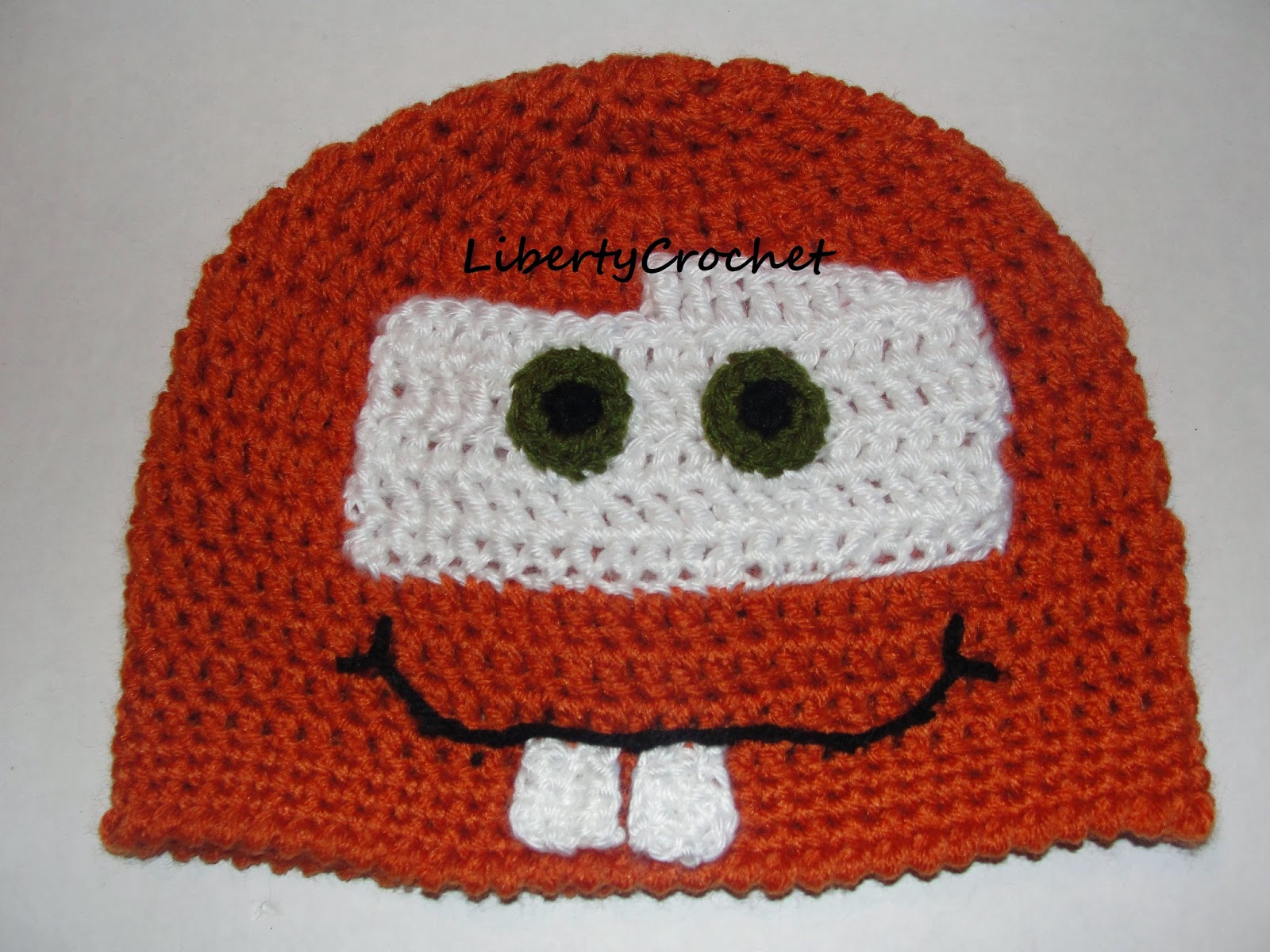 libertycrochet: Tow Mater Hat