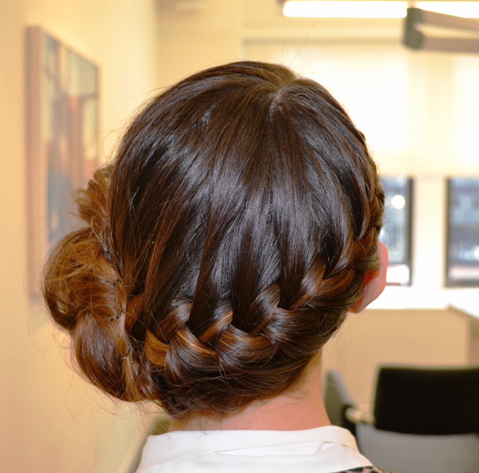beauty girl musings: hair therapy: create a braid bun blend