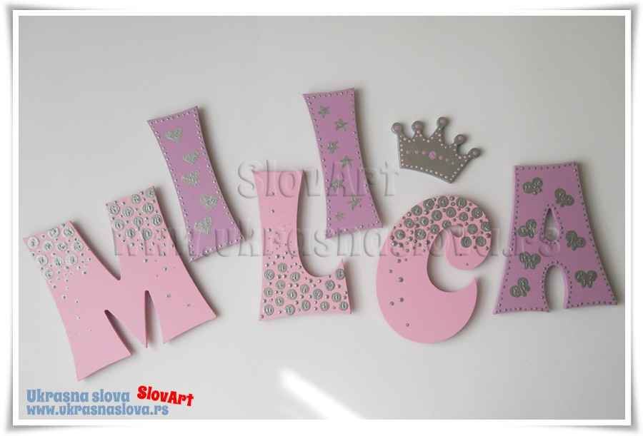 Ukrasna slova : Srebrno : SlovArt - Ukrasna slova | Ramovi | Satovi ...