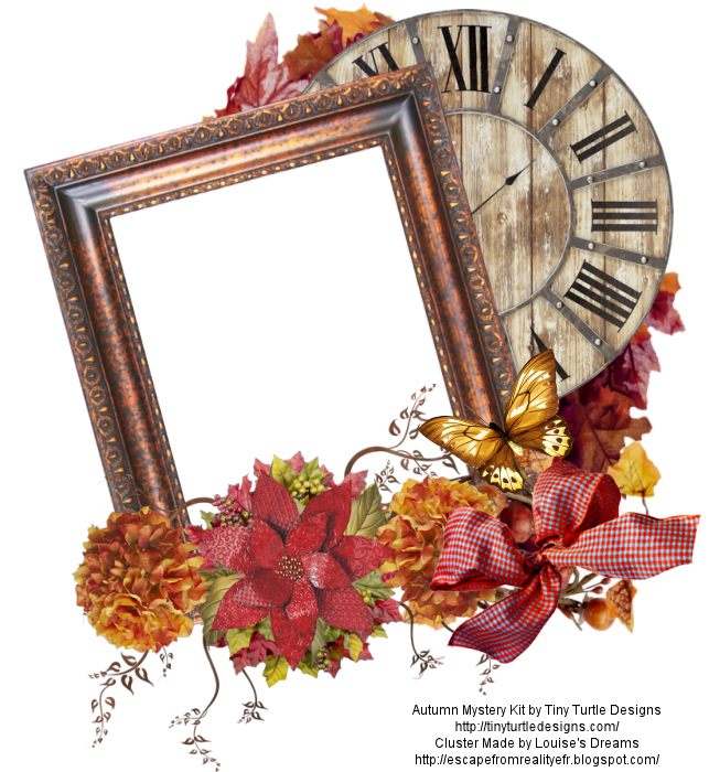 Escape From Reality Blog: FTU 'Autumn Mystery' Cluster & Cluster Frames