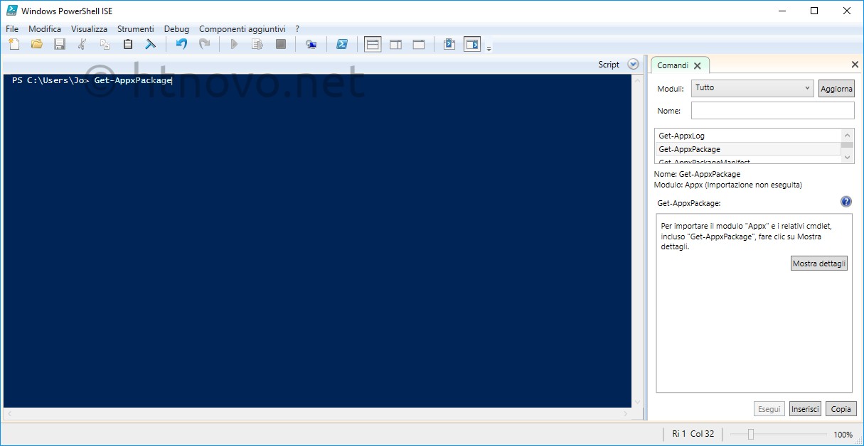 Come visualizzare, in un colpo solo, la versione di tutte le App UWP ...