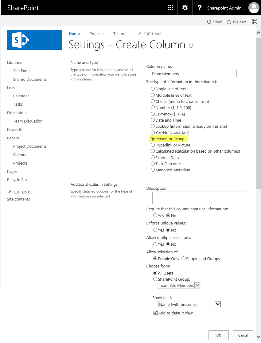 Sharepoint Online Add Person Or Group People Picker Column To List Using Powershell