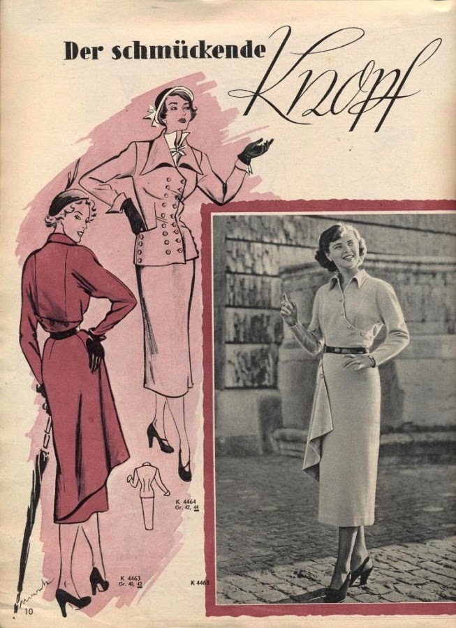 AMARNA ARTESANATO E IMAGENS: REVISTA "BURDA MODEN" Nº9 DE 1950 - clique ...