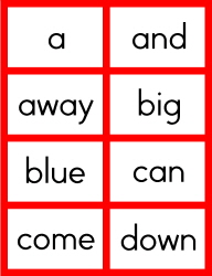 Little Stars Learning: Dolch Sight Word Cards