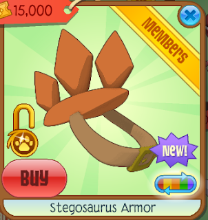 Animal Jam Feather: New Stegosaurus Armor and Dinosaur Facts