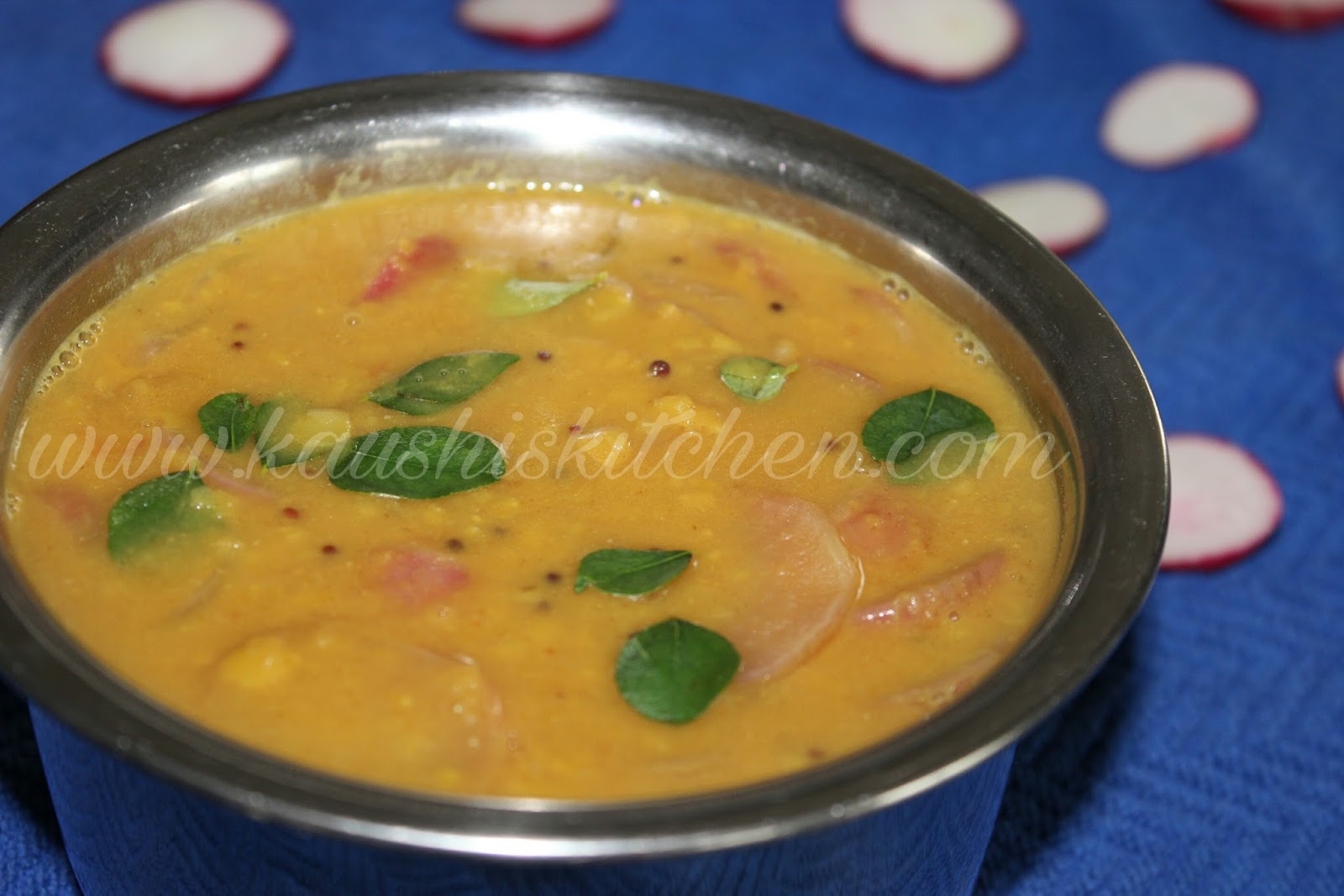 MULLANGI SAMBAR / RADISH SAMBAR - WITH LEMON