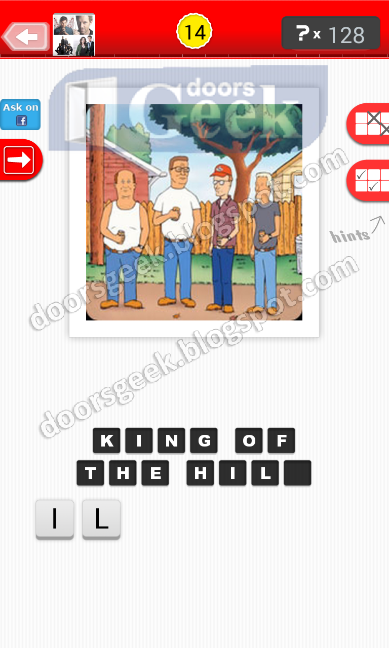 Guess the TV Show - Level 25-14 Answer ~ Doors Geek