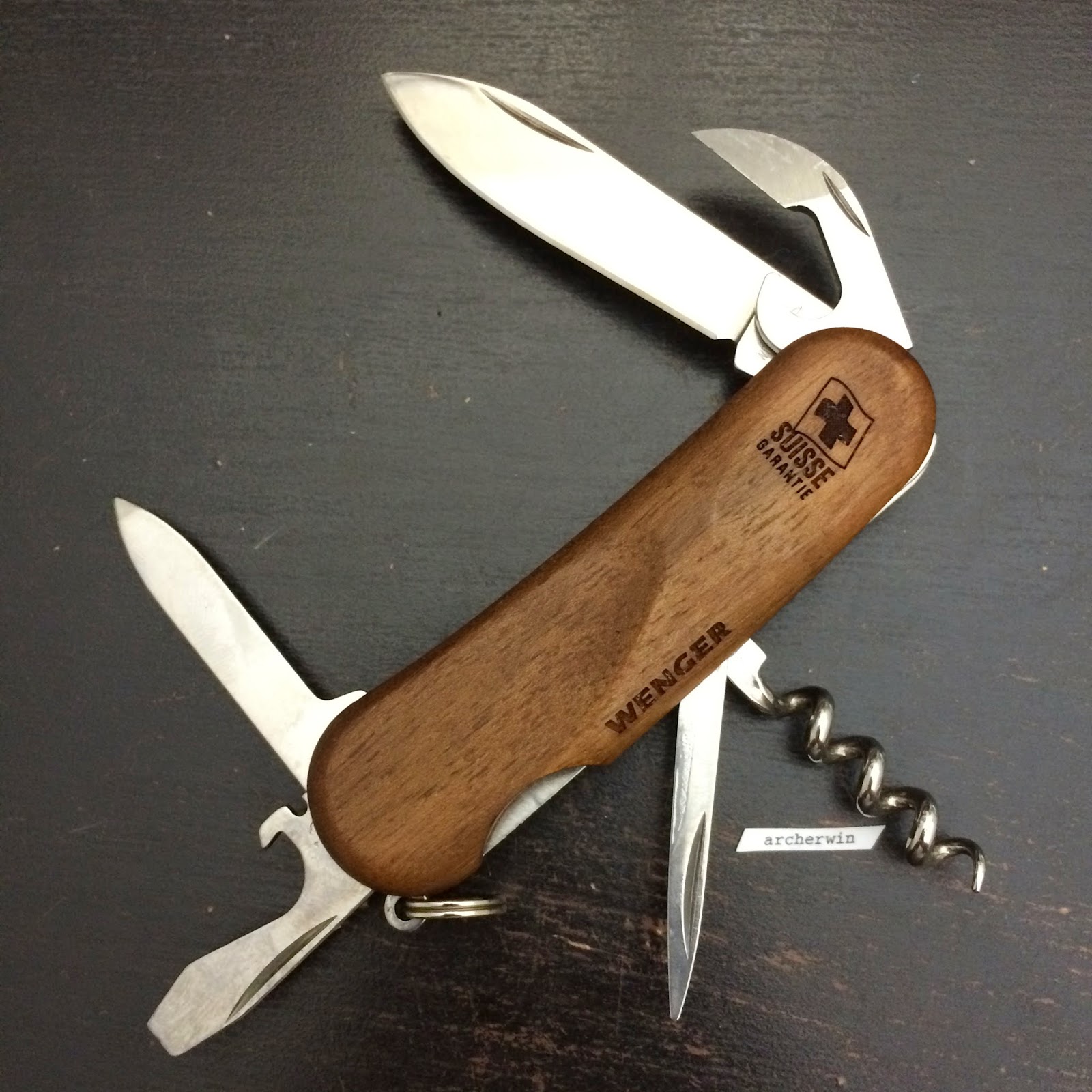 archerwin's Swiss Army Knives: COLLECTION: Wenger EvoWood 10 85mm (2000s)