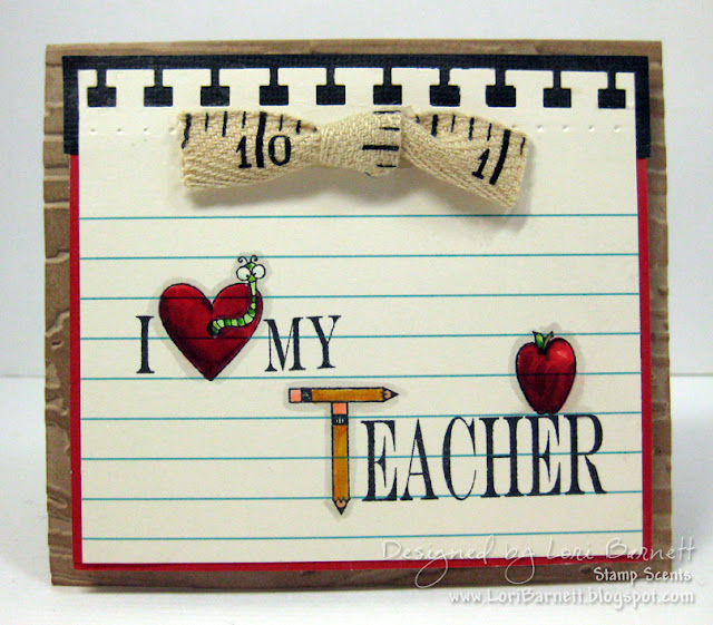 Stamp Scents: Another Teacher Card