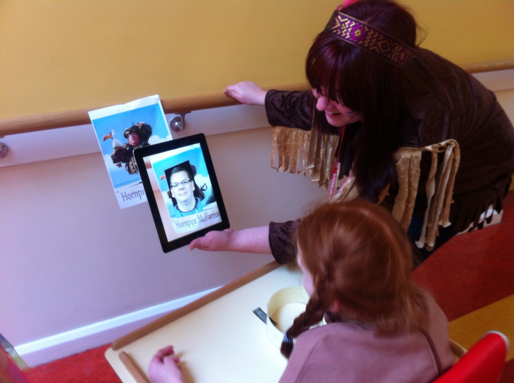 Portland Challenge Days: Jess using Aurasma