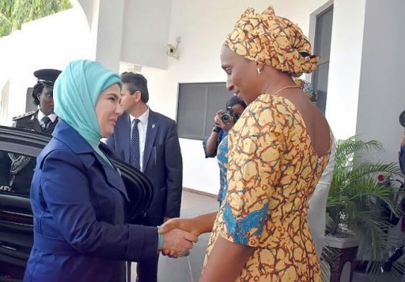 Nigeria First Lady meets the First Lady of Turkey, Mrs Emine Erdogan