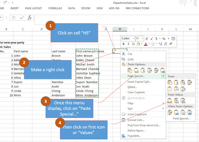 Excel Merging Columns ~ Knowledge And Fun