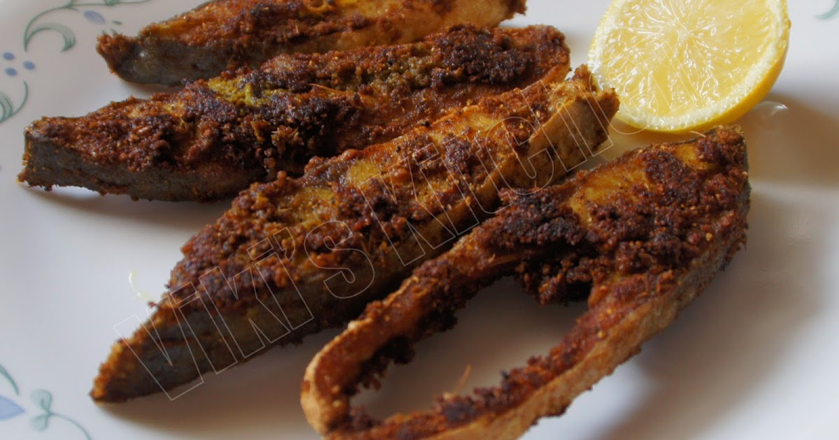 Viki 's Kitchen: Fish fry with green masala