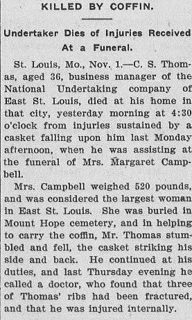 Strange Company: Newspaper Clipping(s) of the Day, Taking the "Fun" Out ...