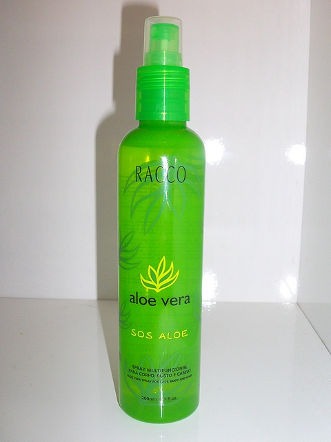 QUEM GOSTA DE COSMÉTICOS: SPRAY RACCO ALOE VERA