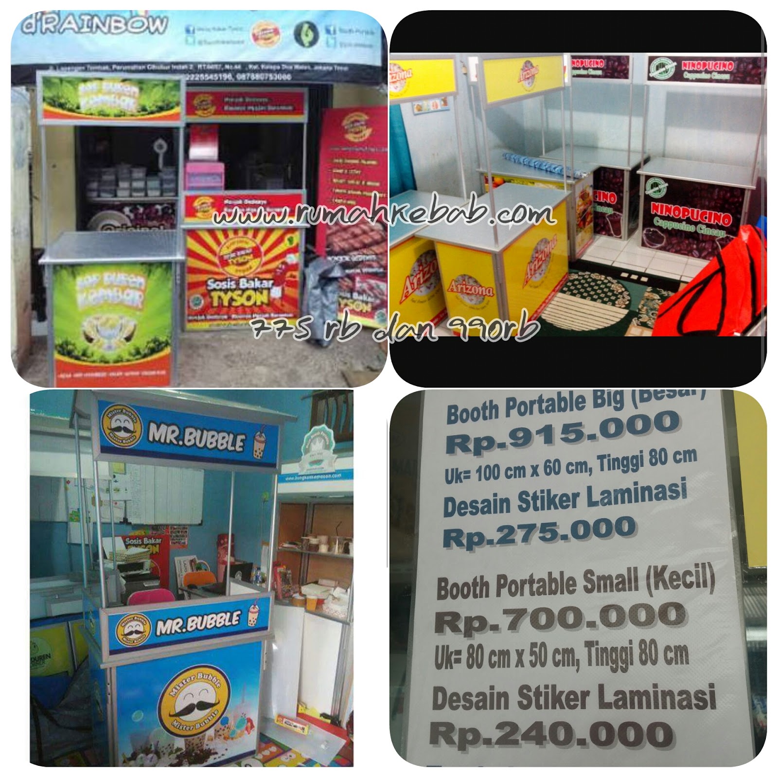 Jual Booth portable, gerobak lipat untuk jualan atau promosi | Jual ... Jual Booth portable, gerobak lipat untuk jualan atau promosi | Jual ...