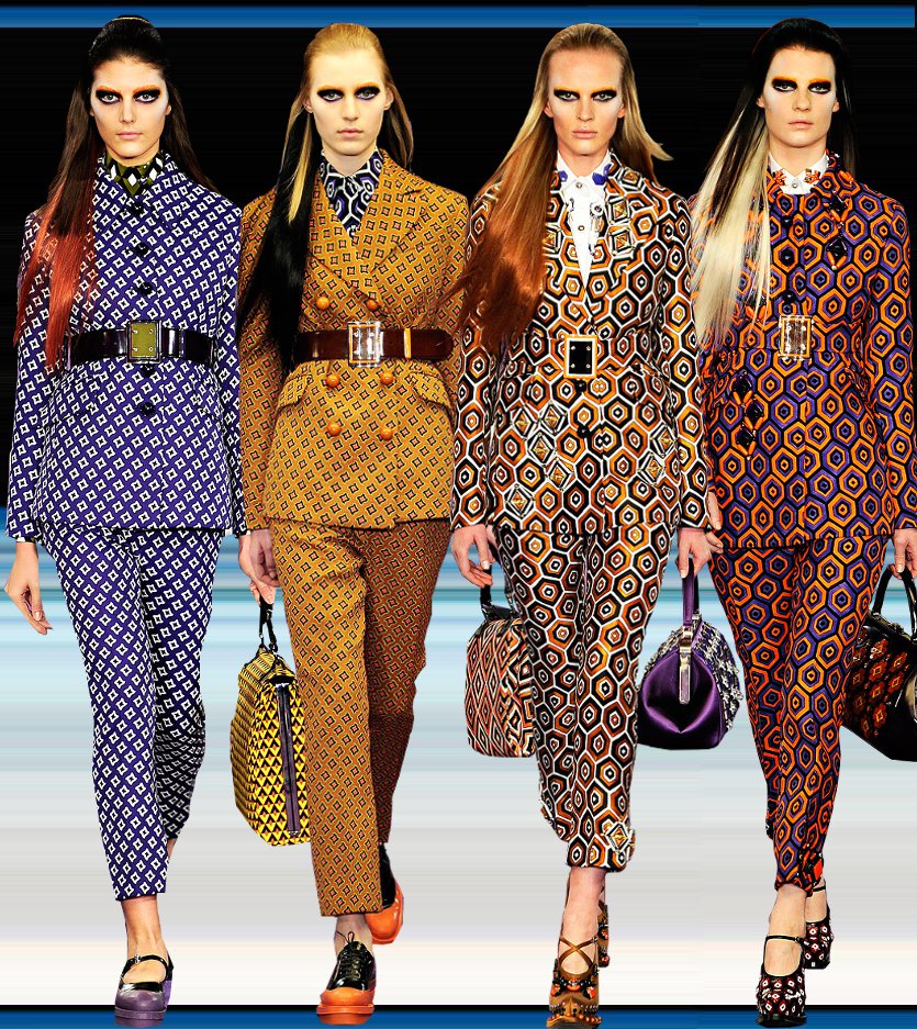 Fashion & Lifestyle: Prada Suits Fall 2012 Womenswear