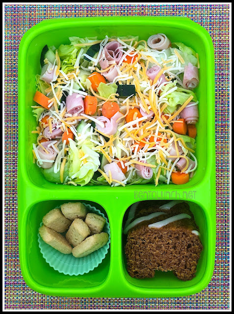 A High School Salad Bento Lunch