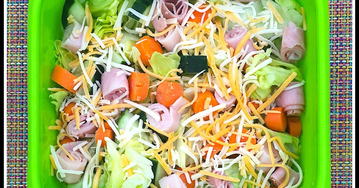 A High School Salad Bento Lunch