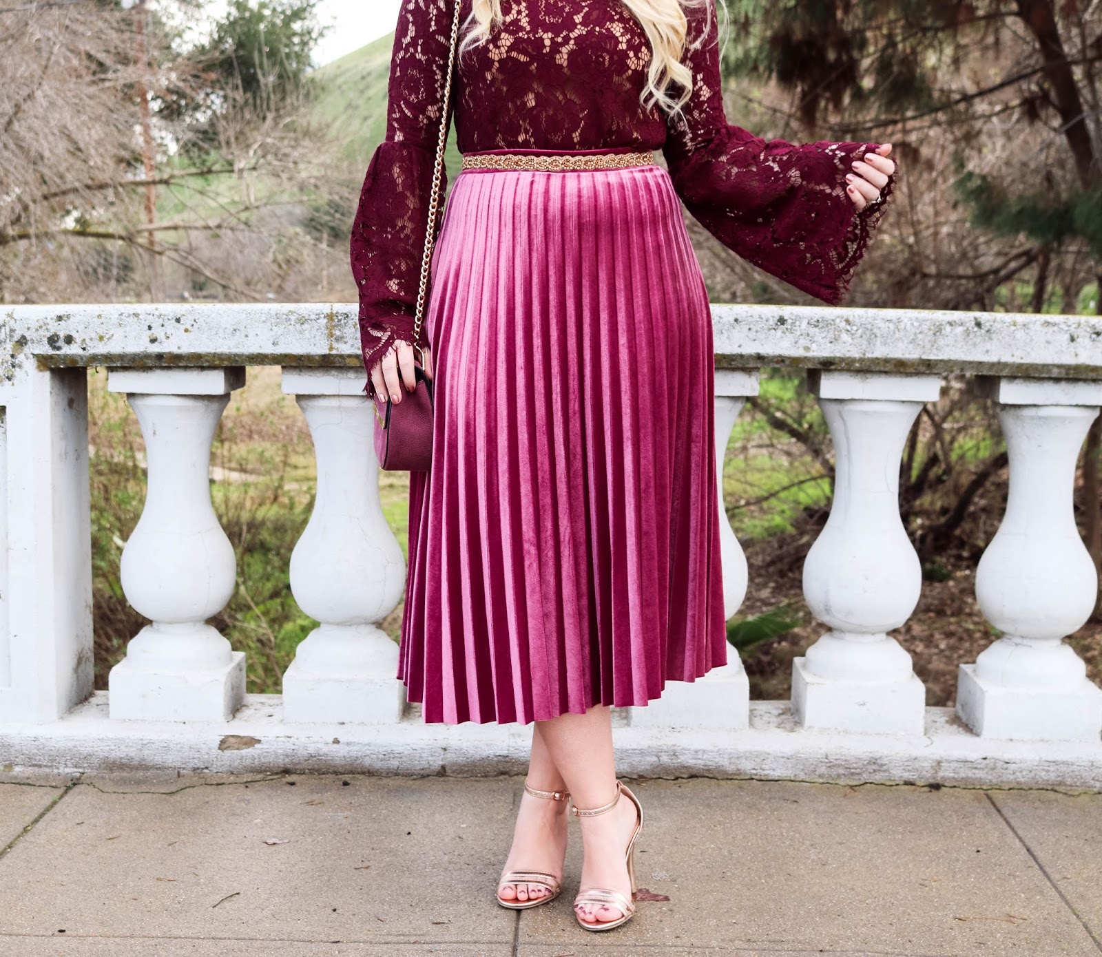 Pretty Plum Outfit Idea - Lizzie in Lace